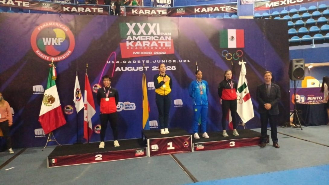 Roxanne Hernández se coronó campeona panamericana de karate | IDRD - Instituto Distrital de ...